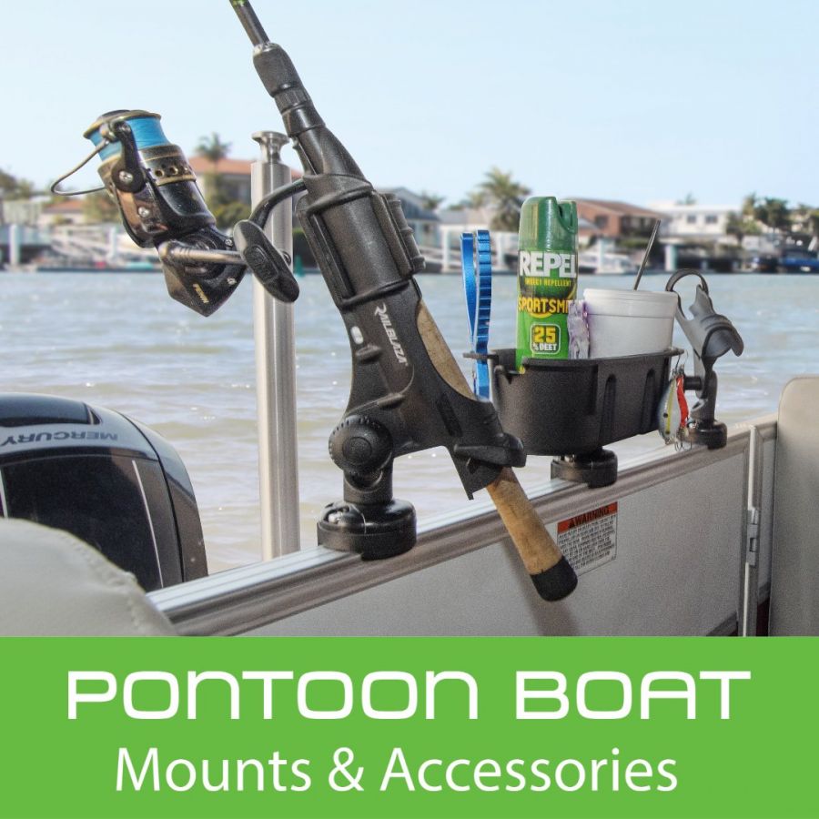 Easily Mount Accessories To Pontoon Boats With RAILBLAZA | RAILBLAZA Canada