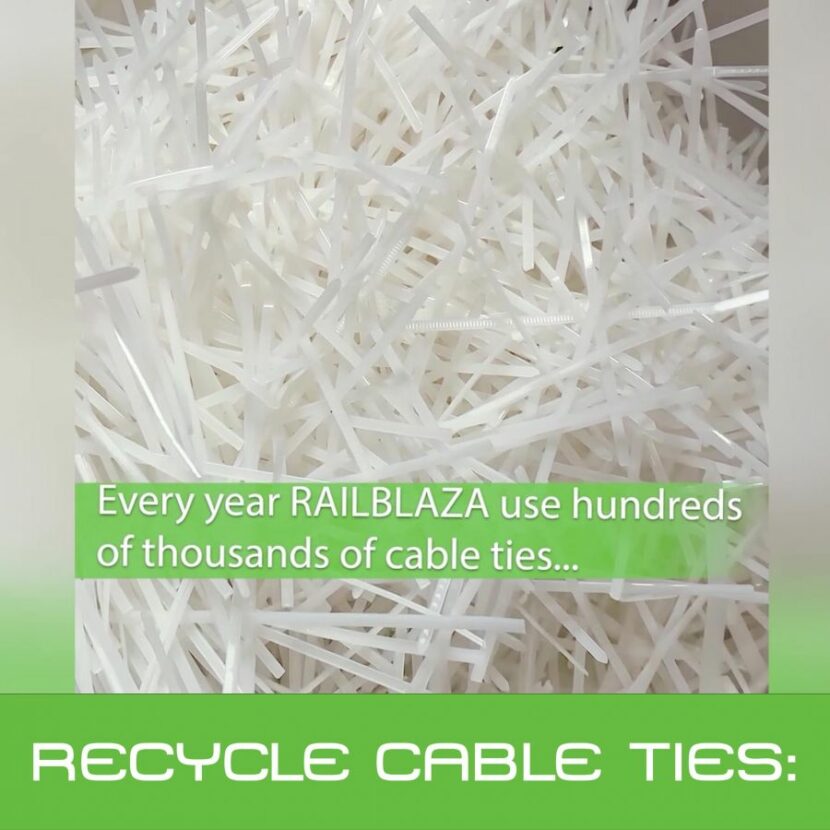 RAILBLAZA Recycle Cable Ties - Reduce - Reuse - Recycle | RAILBLAZA Canada