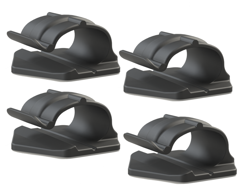 Adhesive Transducer Cable Clip 4 pack | RAILBLAZA Canada